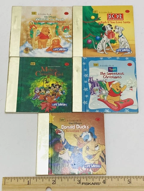 DISNEY 1980S MINI Little Golden Books Set of 5 by Life Savers VTG 1983 ...