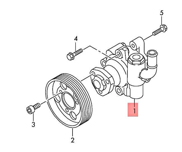 NEU VW PHAETON 3D1 3D9 Vane Pumpe 3D0422154Q Original $1,253.98 - PicClick AU