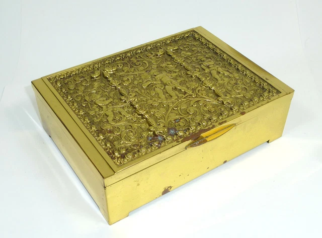 BOÎTE EN MÉTAL Dorée Erhard & Söhne Vers 1920-1930 EUR 146,82 - PicClick FR