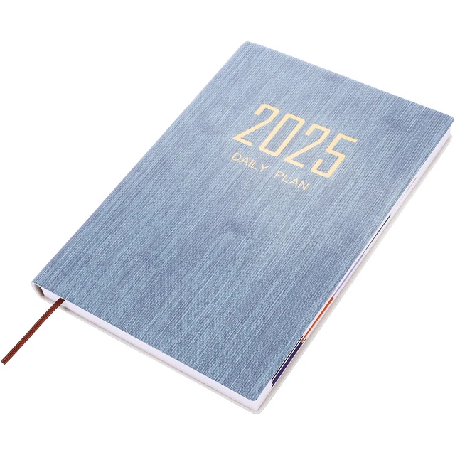 DAILY PLANER NOTEBOOK 2025 Daily Weekly Monthly Planning Notebook ...