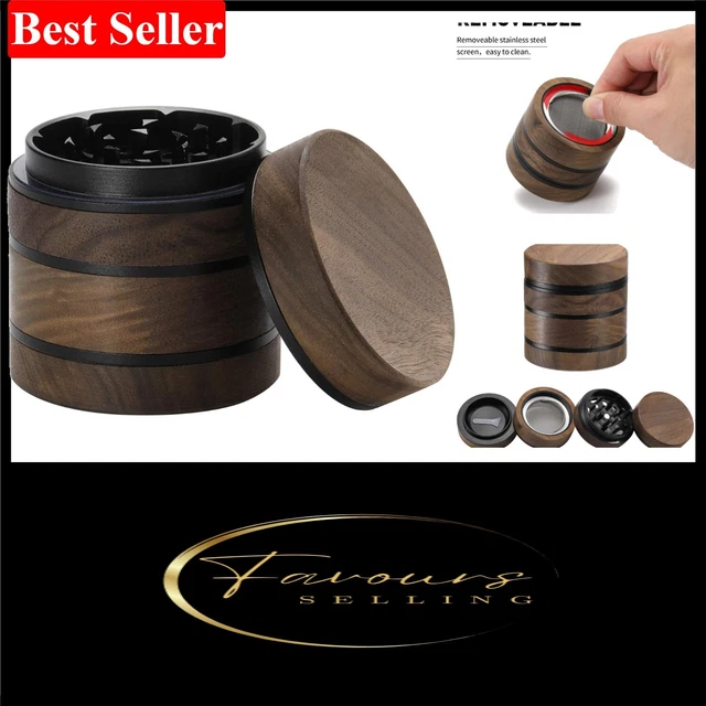 DCOU PREMIUM GROSSE Holz Gewürzmühle Pollen Sammler mit magnetischen Deckel un... EUR 45,99 ...