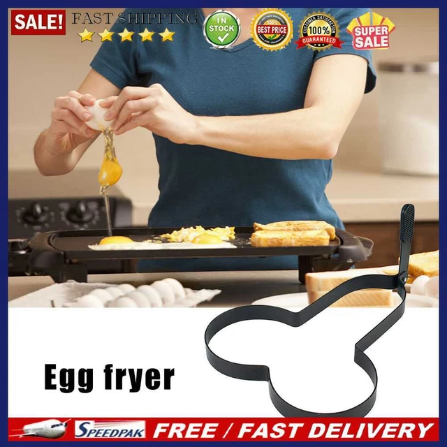 STAINLESS STEEL FRIED Egg Mold Pancake Shaper Egg Cooking Ring Kitchen ...