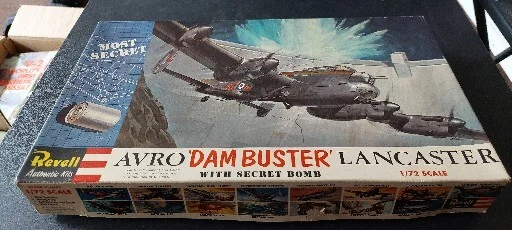 VINTAGE REVELL AVRO "Dam Buster" Lancaster. 1/72. Model Kit. £9.99 ...