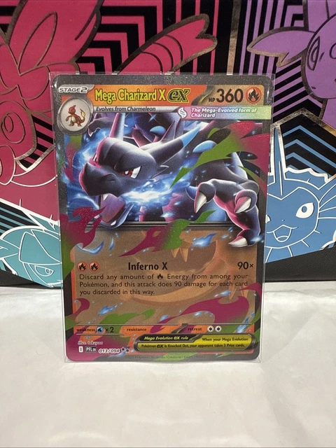 POKEMON TCG PHANTASMAL Flames Mega Charizard X EX 013/094 Double Rare ...