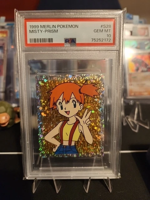 MISTY PRISM HOLO PSA 10 Pokemon Aufkleber/Karte S28 1999 Merlin ...