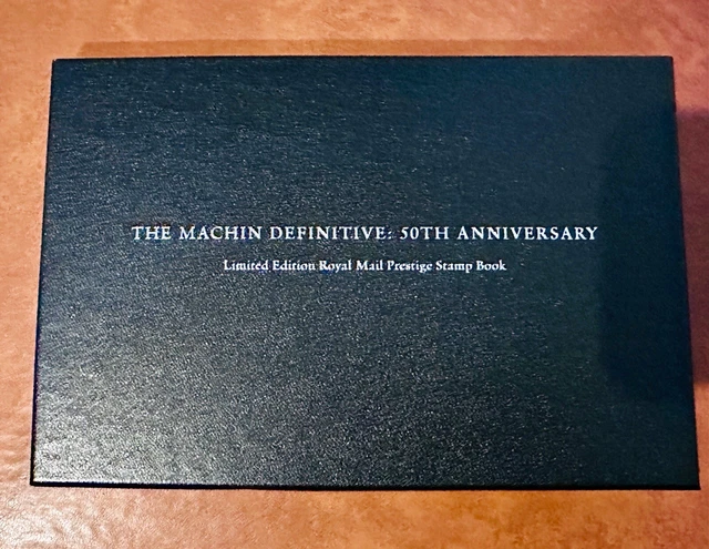 2017 THE MACHIN DEFINITIVE: 50TH ANNIVERSARY Prestige Booklet LIMITED ...