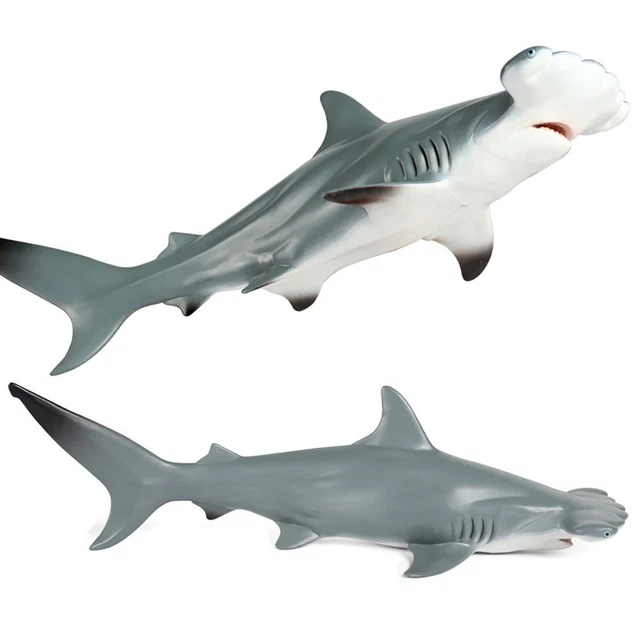 SPHYRNIDAE FIGURINES HAMMERHEAD Shark Models Simulation Sealife Marine ...