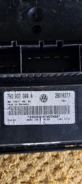 VW TRANSPORTER T5 Body Supply Control Module Bcm £0.99 - PicClick UK