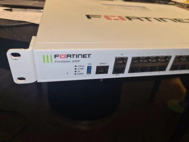 FORTINET FORTIGATE 200F VPN Firewall with UTP Licenses till 2025-04-01 ...