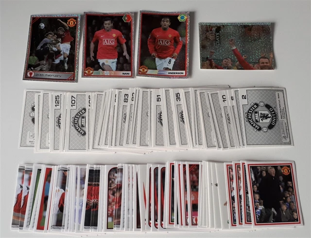 PANINI + MANCHESTER United 2007/2008 + Album and Calendar stickers + Select £2.90 - PicClick UK