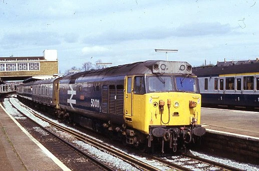 ORIGINAL COLOUR SLIDE of 50011 BR class 50 diesel loco £2.25 - PicClick UK