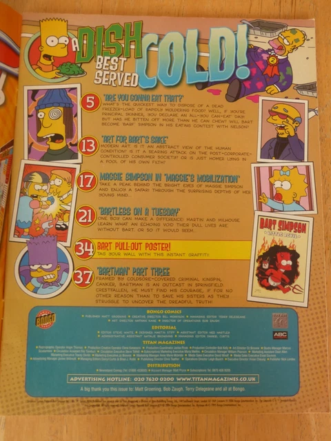 SIMPSONS COMICS PRESENTS Bart Simpson - Little Devil ( Spring 2006 ) £5 ...