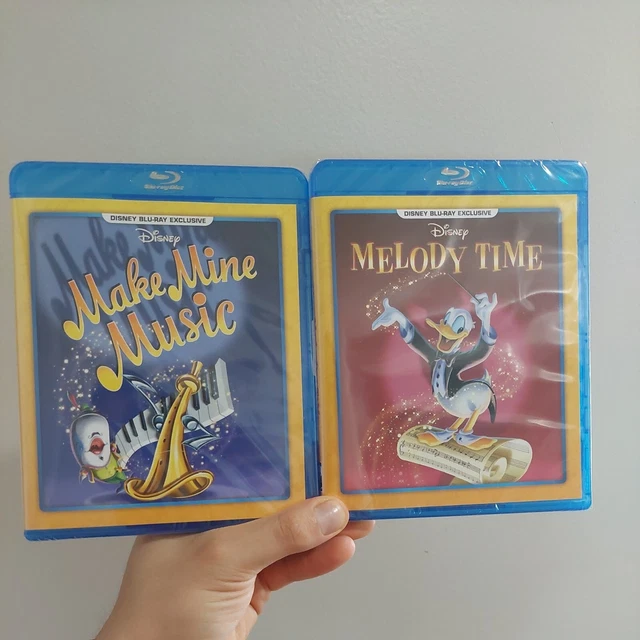 [NEW] DISNEY'S MAKE Mine Music & Melody Time Disney Movie Club Blu-ray ...