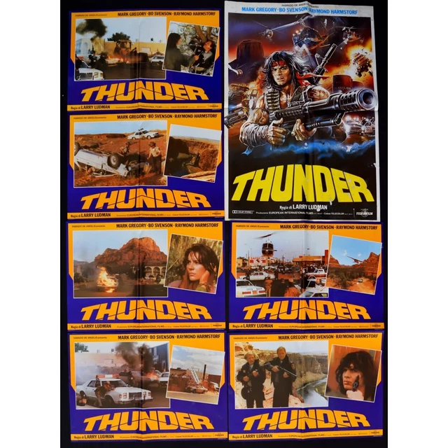 FOTOBUSTES THUNDER MARK Gregory Raymond Harmstorf Bo Svenson F189 EUR ...