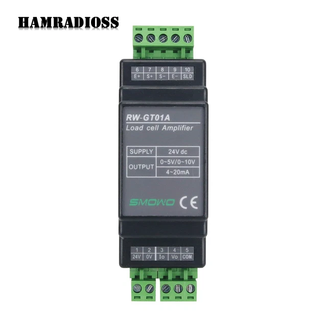 RW-GT01A DIN RAIL 4-20mA Sensor Load Cell Amplifier Transmitter ...