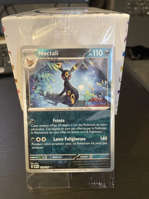 CARTE POKEMON : Noctali 130/197 - Reverse STAMP Flammes Obsidiennes ...