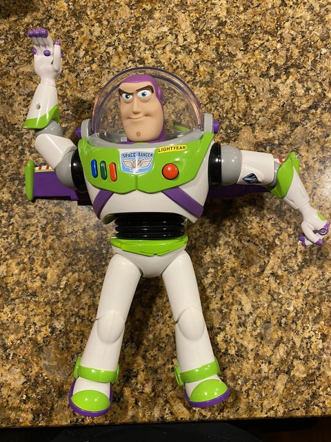 DISNEY PIXAR TOY Story 12" Buzz Lightyear Talking Action Figure ...