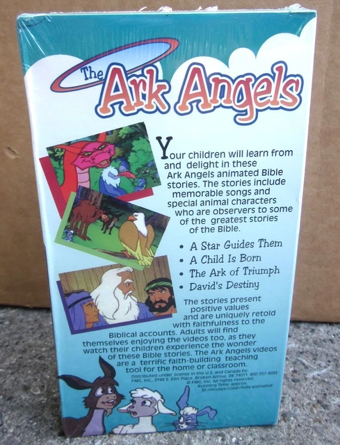 ARK ANGELS NOAH’S Ark of Triumph VHS Christian cartoon Genesis 1989 ...