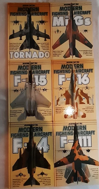AVIATION FACT FILE .Modern Fighting Aircraft. F-15/F-16/ Tornado/Mig's ...