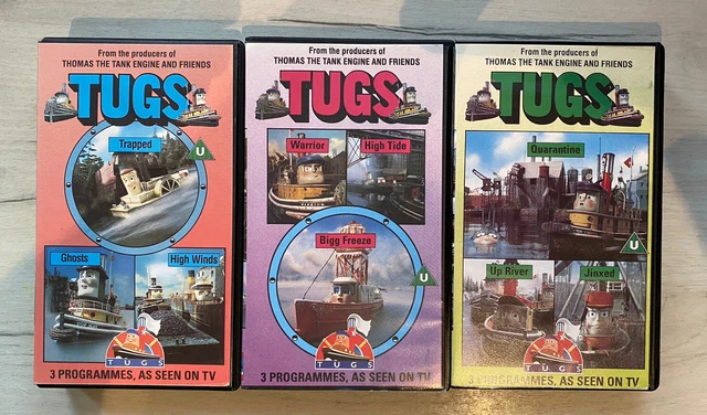 TUGS X3 VHS Bundle Job Lot (FROM PRODUCERS OF THOMAS TANK) Video Tape 9 ...