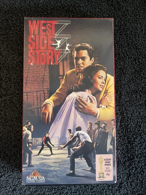 WEST SIDE STORY VHS (MGM/UA, 1991) Natalie Wood ~ Rita Moreno ~ Russ ...