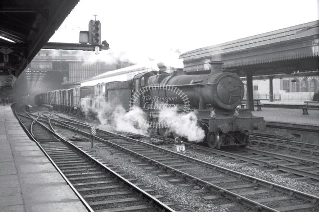 PHOTO BR British Railways Steam Locomotive 6000 6851 Birmingham Snow ...