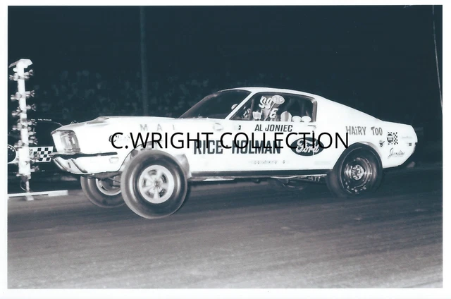 1960S DRAG RACING-&HAIRY TOO"-Al Joniec-Harvey Wilson-1968 SS/E Mustang ...