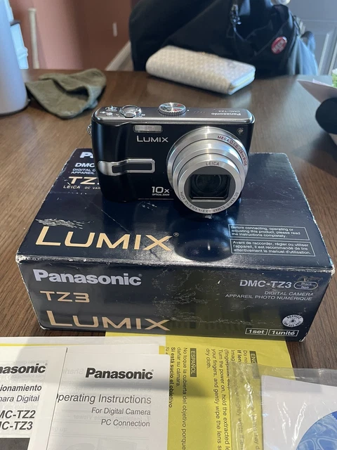 PANASONIC LUMIX DMC-TZ3 7,2 megapixel fotocamera digitale con zoom ...