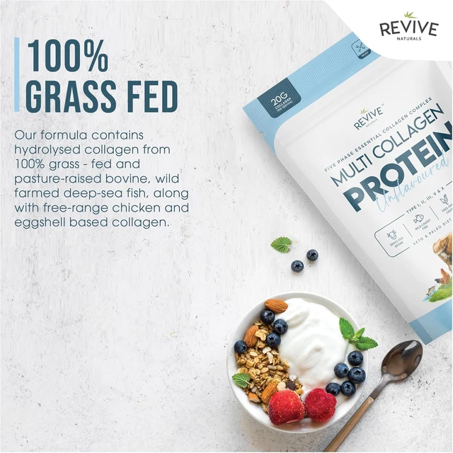 MULTI COLLAGEN PROTEIN Powder 400G - Types I, II, III, V & X ...