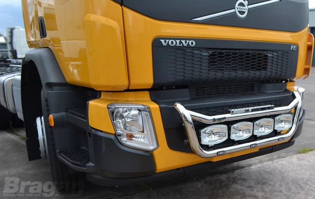 GRILLE BARRE LUMINEUSE C + Pas Coussinets Pour volvo FE 2013+ Acier ...