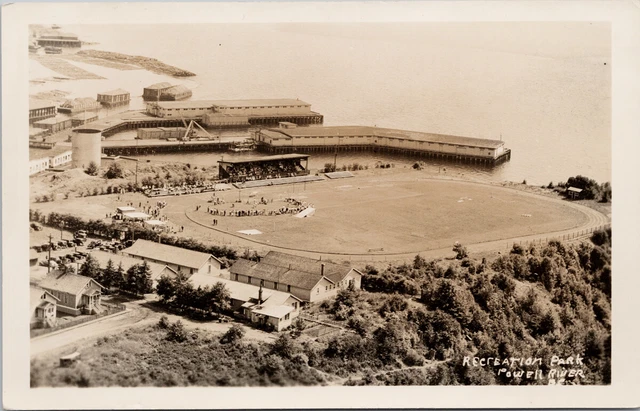 RECREATION PARK POWELL River BC British Columbia c1935 Real Photo ...