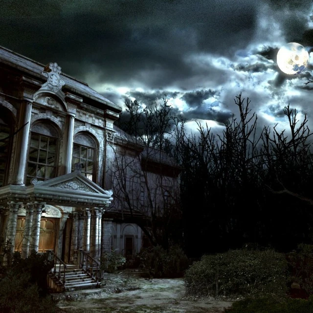 1/6TH SCALE EVIL MANSION Ikea DETOLF 15x15 Diorama Backdrop £23.77 ...