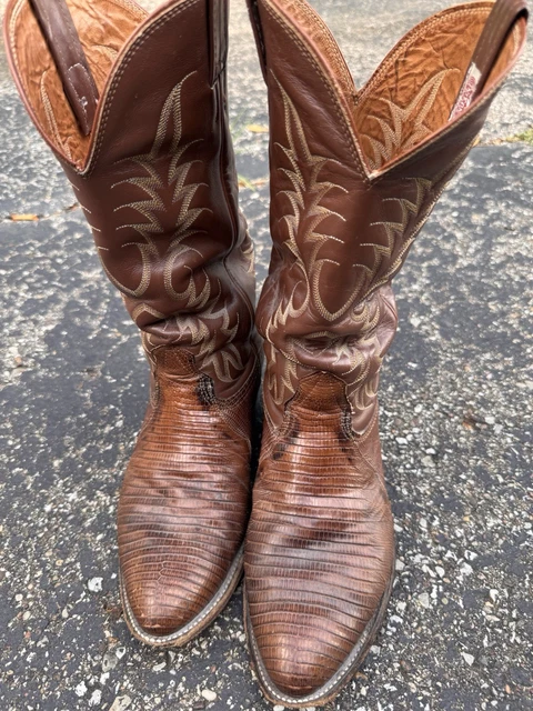 VTG MENS NOCONA Cowboy Buckaroo Brown Boots Size 9 D £59.43 - PicClick UK