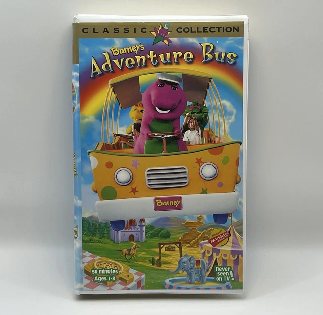 BARNEY & FRIENDS Adventure Bus Classic Collection VHS Canada Tape ...