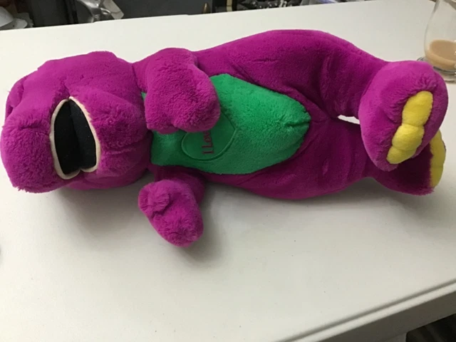 GOLDEN BEAR BARNEY the dinosaur I love you musical plush good sound £31 ...