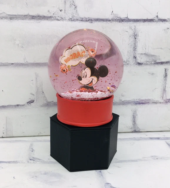 MICKEY MOUSE SNOW Globe Water Ball Disney Parks Hooray Limited Edition ...
