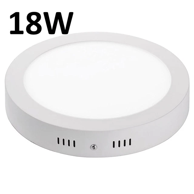 SURFACE MOUNTED LED Panel Light Circular Round Ceiling Downlight 18W ...
