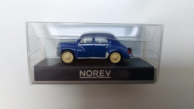 NOREV 1:87 RENAULT 4CV Cremeschnittchen royal blau unbespielt in OVP ...