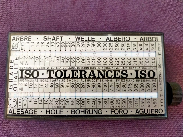 INDICATEUR DE TOLERANCES Tolerator A Molette 2 Fenetres De Lecture ...