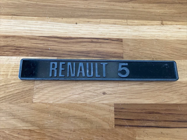 GENUINE RENAULT CLASSIC Car Grille Badge/ Emblem/ Logo - Renault 5 £11. ...