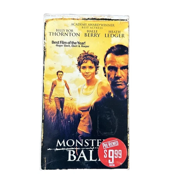 MONSTER BALL HALLE Billy Thornton Heath VHS Tape, Blockbuster Rental ...