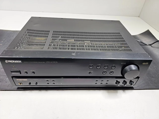 USÉ PIONEER VSX-405RDS Av Stéréo Récepteur – Entièrement Fonctionnel Courbé Haut EUR 67,88 ...