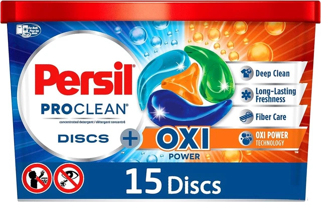 PERSIL PRO CLEAN Concentrated Laundry Detergent - Discs - Oxi Power ...