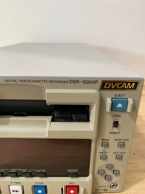 SONY DSR-1500AP PAL DVCAM VTR with DV and DVCPRO Playback $446.17 - PicClick CA