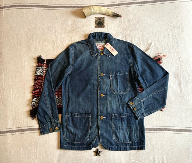 LEVIS ENGINEER COAT Chore Jacket NOS Railroad Utility L 2015 NEW BNWT ...