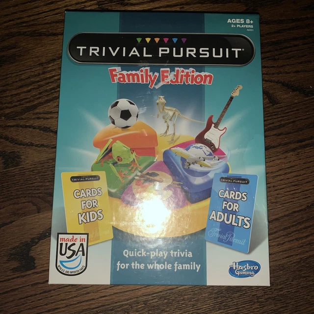 HASBRO GAMING TRIVIAL Pursuit Family Edition Board Game Brand New ...