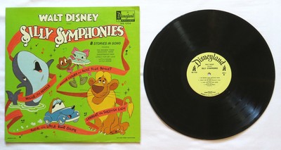 WALT DISNEY VINTAGE Vinyl Silly Symphonies 1971 Disneyland Record LP G+ ...