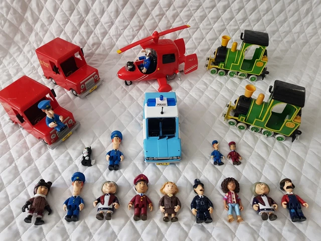 POSTMAN PAT BUNDLE train JESS THE CAT amy MRS GOGGINS figures PC SELBY ...