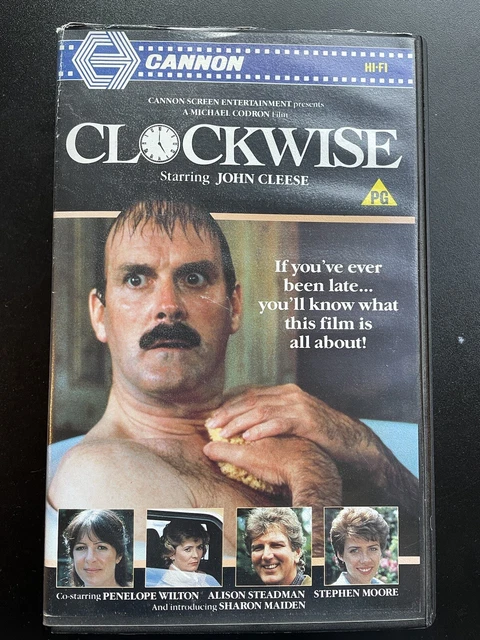 CLOCKWISE (VHS) 1986 Original Big Box John Cleese Classic Comedy Movie ...