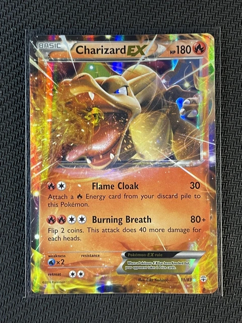 POKÉMON CARD CHARIZARD Ex XY Generations Full Art Holo Ultra Rare 11/83 ...